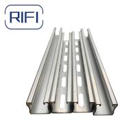 China 0.8mm-3mm Thickness Silver Strut Channel for Sturdy and Durable Structural Support for sale