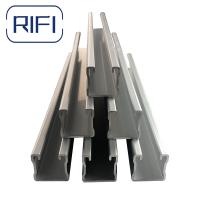 China 0.8mm-3mm Thickness Silver Strut Channel for Sturdy and Durable Structural Support for sale