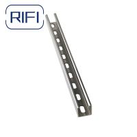 China 0.8mm-3mm Thickness Silver Strut Channel for Sturdy and Durable Structural Support for sale