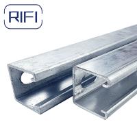 China 0.8mm-3mm Thickness Silver Strut Channel for Sturdy and Durable Structural Support for sale
