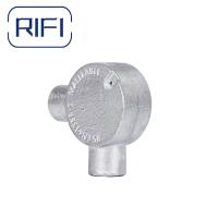 China 20mm Through Way Circular Junction Box For Surface Mounting BS4568 Standard for sale