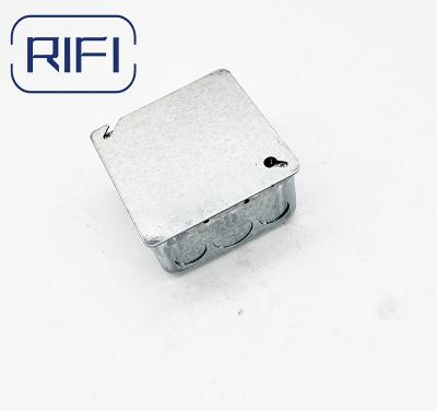 China Organized Long Lasting Wiring Electrical Junction Box With 2 Gang for sale