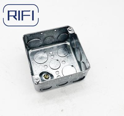 China Organized Long Lasting Wiring Electrical Junction Box With 2 Gang for sale