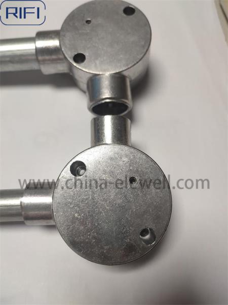 Tubes métalliques électriques EMT Boîte de jonction en aluminium 1 voie avec couvercle