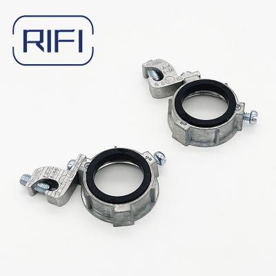 China Corrosion Resistant IMC Conduit Fittings 3/4 Inch Malleable Iron Ground Bushing for sale