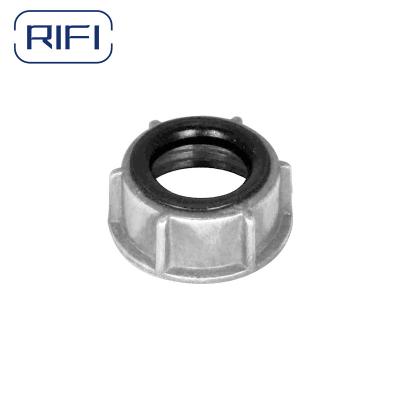 China Corrosion Resistant IMC Conduit Fittings Insulating Conduit Bushing With Throat for sale