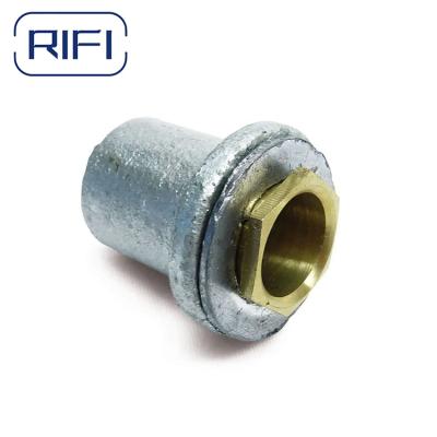 China Threaded GI Conduit Fittings 25mm Flanged Coupling With Brass Bush for sale