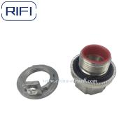 China Threaded IMC Conduit Pipe Silver Electrical Conduit Waterproof Grounding Hub for sale