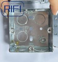 China 20mm 25mm 2 Gang Gi Box Electrical Junction Switch Box Outlet Socket Box for sale