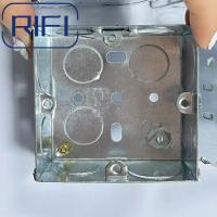China 20mm 25mm 2 Gang Gi Box Electrical Junction Switch Box Outlet Socket Box for sale