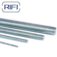 China 3 Meter Zinc White Blue Plated All Thread Bar For Hardware Projects for sale