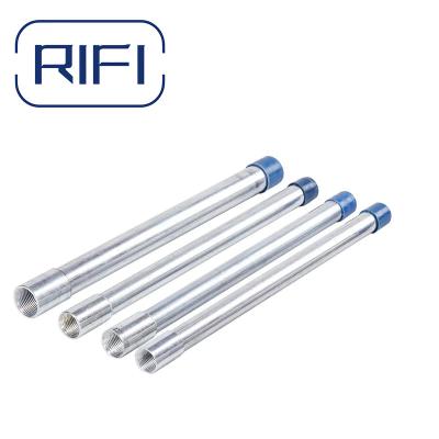 China UL Certified Zinc Plated Silver Threaded IMC Conduit Pipe For Electrical Conduit Systems for sale