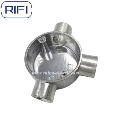 China Caixa de junção de alumínio com rosca tipo tee (3) caixa de via 20mm,25mm,32mm for sale