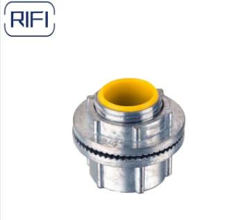 China 1/2-4 Inch High Quality Threaded Zinc Hub With Yellow Or Blue Gasket And No Grounding for sale