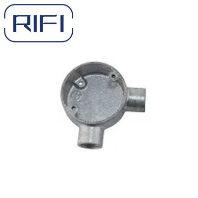 Cina Hot Dipped Galvanized Malleable Iron BS4568,BS31 Conduit Junction Angle Box 20mm,25mm in vendita