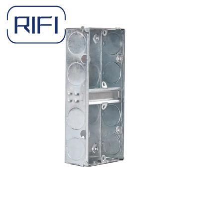 China Durable GI Conduit Fittings  Gi Switch Box 72mm *72 Mm*47 Mm Versatile For Indoor And Outdoor for sale