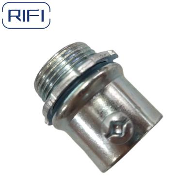 China Emt Steel Set Screw Connector Insulated Or Non-Insulated Emt Connector for sale