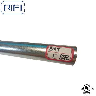 Китай RIFI UL перечисленный горяче-погруженный оцинкованный EMT 1/2 дюйма до 4 дюймов EMT трубы продается