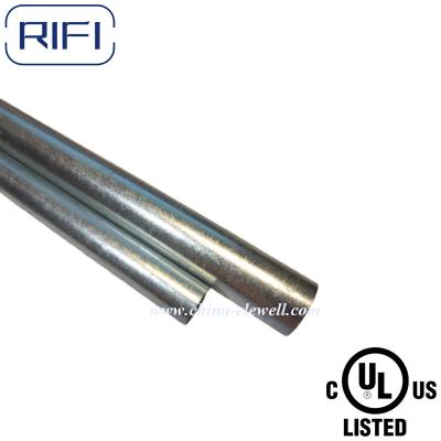 China UL Listed EMT Conduit Pipe For Electrical Wiring And Protection HDG Electrical Metallic Tubing for sale