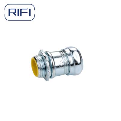 China 1/2" To 4"  UL Listed Electro-Plate Steel Compression Coupling For EMT Conduit for sale