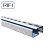 China Profile Steel Power Strut Channel Type Unistrut C Shape Hot Dip Galvanized Steel Sloted Channel for sale