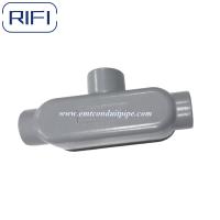 China EMT Conduit Body Set Screw Type Aluminum Die Cast T Type for sale