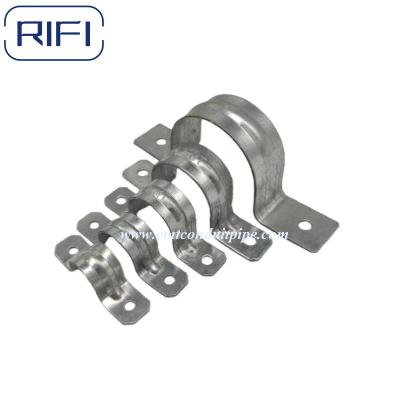 China UL Galvanzied EMT Conduit Pipe Fittings EMT UL One Hole Strap Two Hole Strap for sale