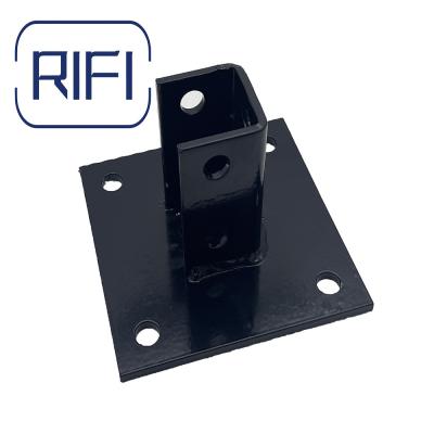 China Strut C Channel Electro Galvanized Base Plate Strut Channel Fitting for sale