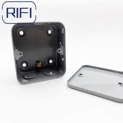 Cina Fittings per condotti elettrici in acciaio in polvere rivestiti in grigio 1 gang Superficie metallica in vendita