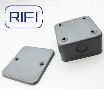 Cina Fittings per condotti elettrici in acciaio in polvere rivestiti in grigio 1 gang Superficie metallica in vendita