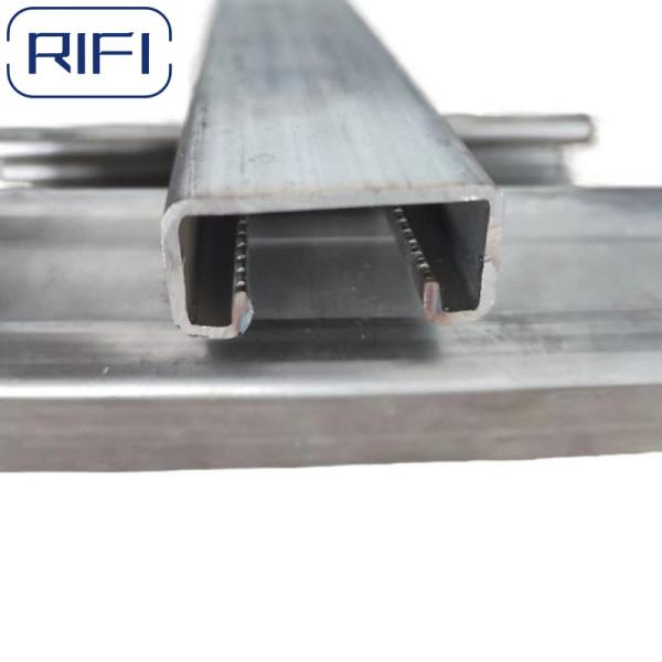 RIFI 41x41mm HDG / roestvrij staal gesloten / plain Strut Channel 41x21mm