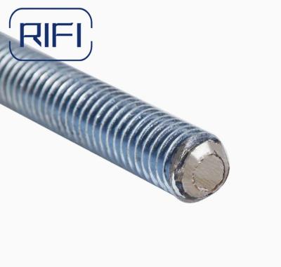 Cina Rifi Lunghezza personalizzata DIN 976 Stud Bolts A2/A4 Finish Metric Threaded Steel Rod With Black Zinc Finish in vendita