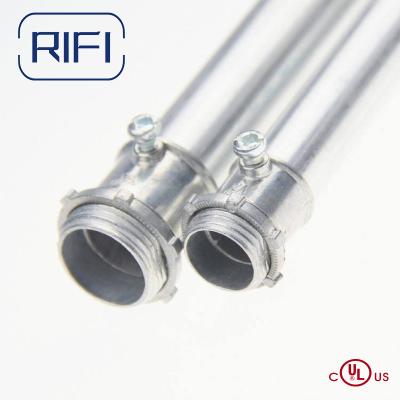 China Galvanized Zinc Coated EMT Conduit Pipe Standard Cable Conduit for sale