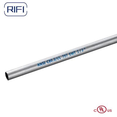 China EMT Cable Metal Electrical Conduit Pipe Hot DIP Galvanised for sale