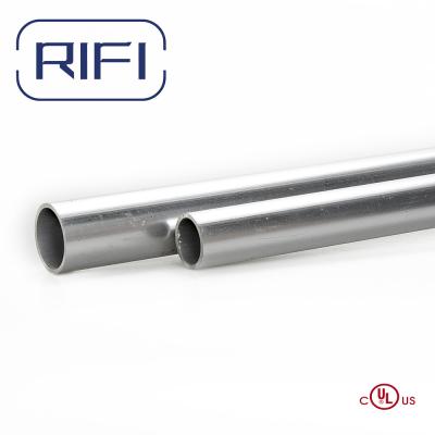 China Silver 2 Inch Metal Conduit Custom Electrical Metallic Tubing Conduit for sale