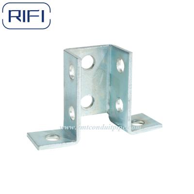 China Wing Shap Fittings 8 Hole  Unistrut Channel Fittings Galvanized Steel for sale