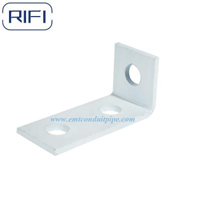 Cina 90° Canale di supporto 3 fori Unistrut compatibile Galvanizzato in vendita