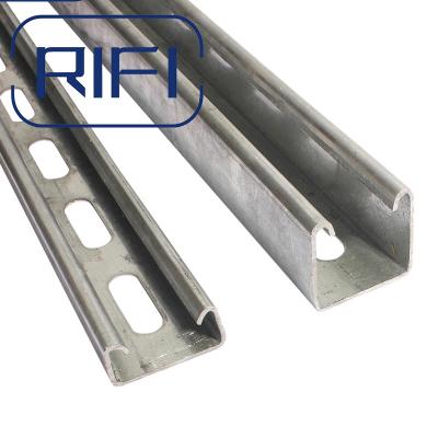 China 1 5 8 Strut Channel SS 304 SS316  SS Unistrut With  For Commercial Metal Structures And Accessories for sale