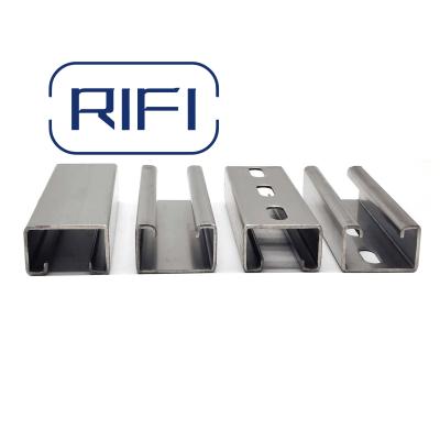 China 1 5 8 Strut Channel SS 304 SS316  SS Unistrut With  For Commercial Metal Structures And Accessories for sale