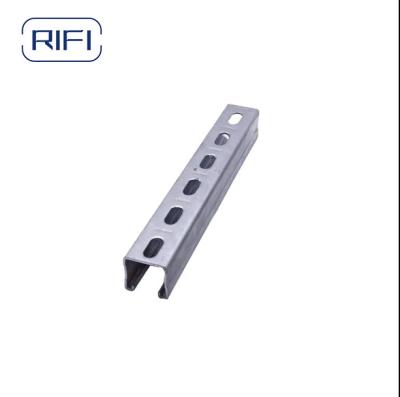 China Galvanized Sheet Slotted Strut With Galvanized Steel Slotted Strut Channel for sale