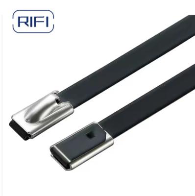 China Stainless Steel Cable Tie-Releasable Type Cable Zip Multifunctional Cable Bundle Ties for sale