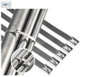 China Stainless Steel Cable Tie-Releasable Type Cable Zip Multifunctional Cable Bundle Ties for sale