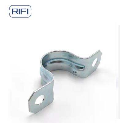 China Rigid Or IMC Pipe One Hole Strap Saddle Clamp Strap for sale