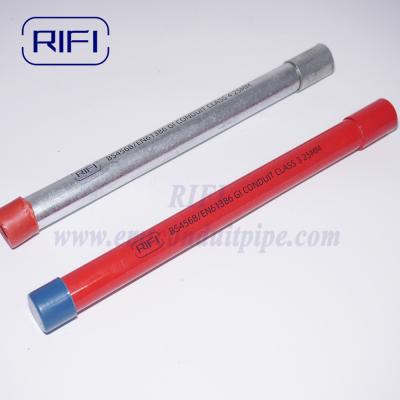 China Cor Vermelha Revestido 25 mm BS4568 / BSEN 61386 Classe 3 GI Cable Metal Condutor à venda
