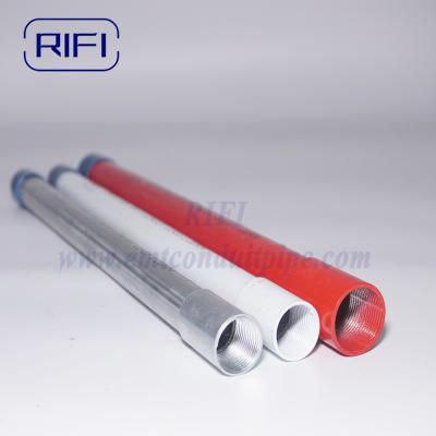 Red / White /orange PVC Coated BS4568 GI Electrical Conduits With 1.2mm-1.6mm Thickenss