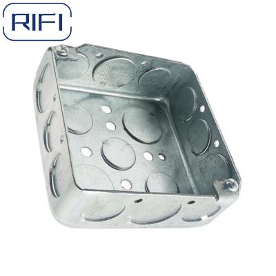 China Caixas de metal práticas retangulares desenhadas de 4