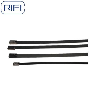 China RIFI Voll-PVC-beschichteter Edelstahl 316 Kabelbinder zu verkaufen