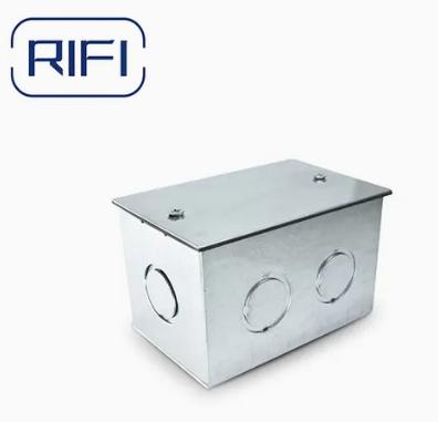 Китай 150X150X100мм Металлическая коробка, предварительно оцинкованная металлическая электрическая коробка для рынка Чили продается
