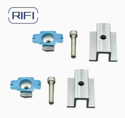 China PV Module Morsetto Centrale Double Middle Clip Aluminum Solar Panel Mount MID Clamp for sale