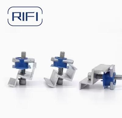 China PV Module Morsetto Centrale Double Middle Clip Aluminum Solar Panel Mount MID Clamp for sale